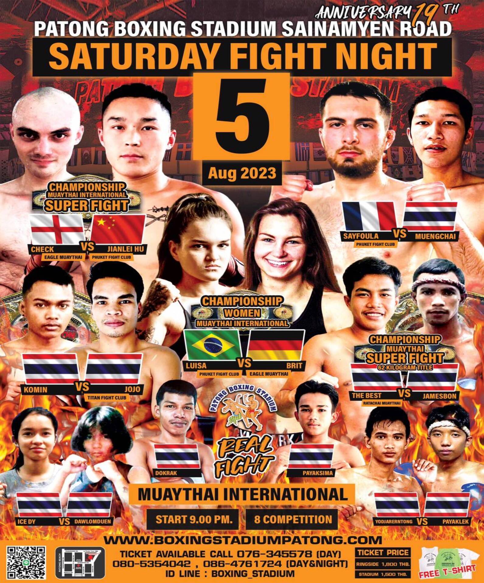 Phuket Boxing Stadium – Come and Witness the Best Fighters!
